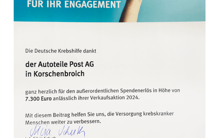 Autoteile Post AG - Ihr freier Ersatzteilgroßhandel seit 1986